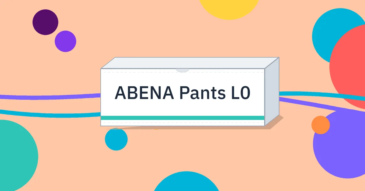 Symbolbild: Packung mit der Aufschrift ABENA Pants L0 (PZN 13702620) – Verfügbarkeit und Bezug in Apotheken in Frankfurt am Main