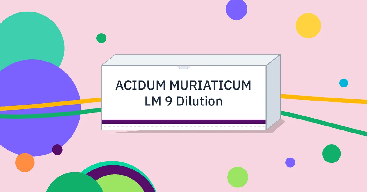 Symbolbild: Packung mit der Aufschrift ACIDUM MURIATICUM LM 9 Dilution (PZN 12752314) – Verfügbarkeit und Bezug in Apotheken in Frankfurt am Main
