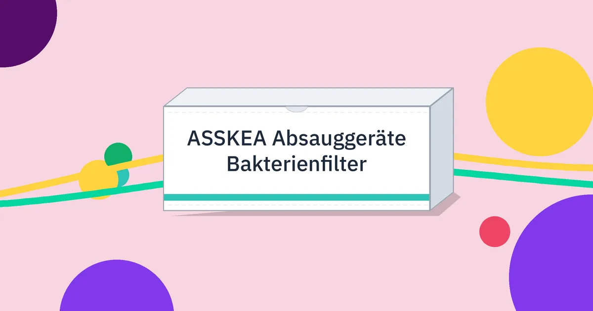 Symbolbild: Packung mit der Aufschrift ASSKEA Absauggeräte Bakterienfilter (PZN 00772576) – Verfügbarkeit und Bezug in Apotheken in Frankfurt am Main