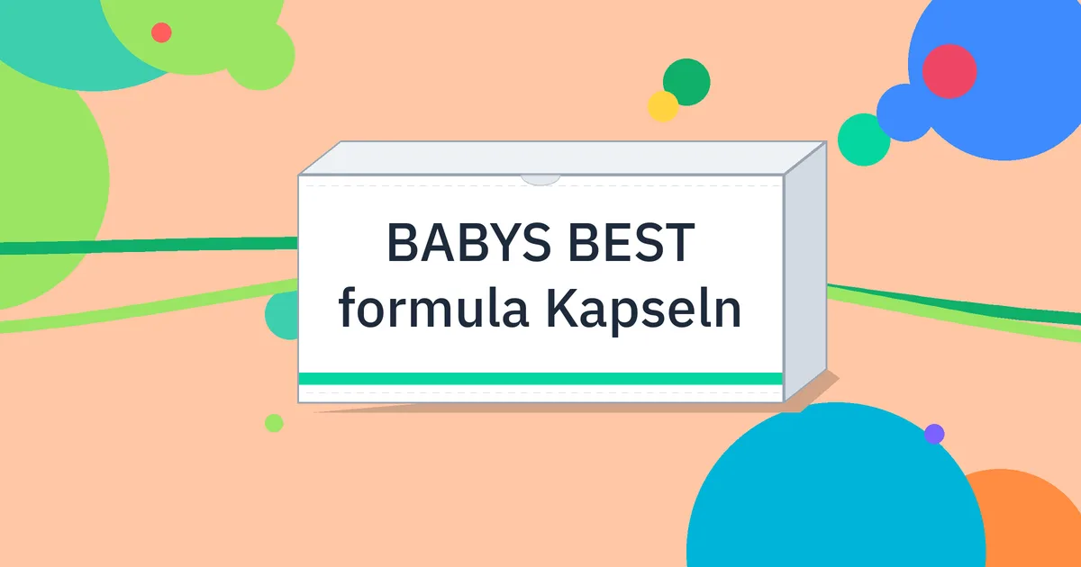 Symbolbild: Packung mit der Aufschrift BABYS BEST formula Kapseln (PZN 10520166) – Verfügbarkeit und Bezug in Apotheken in Frankfurt am Main