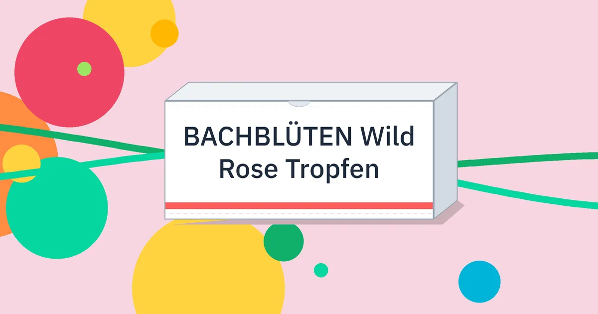 Symbolbild: Packung mit der Aufschrift BACHBLÜTEN Wild Rose Tropfen (PZN 00170127) – Verfügbarkeit und Bezug in Apotheken in Frankfurt am Main