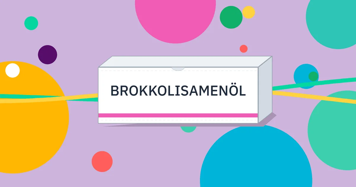 Symbolbild: Packung mit der Aufschrift BROKKOLISAMENÖL (PZN 19657435) – Verfügbarkeit und Bezug in Apotheken in Frankfurt am Main