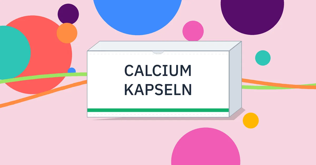 Symbolbild: Packung mit der Aufschrift CALCIUM KAPSELN (PZN 19198298) – Verfügbarkeit und Bezug in Apotheken in Frankfurt am Main