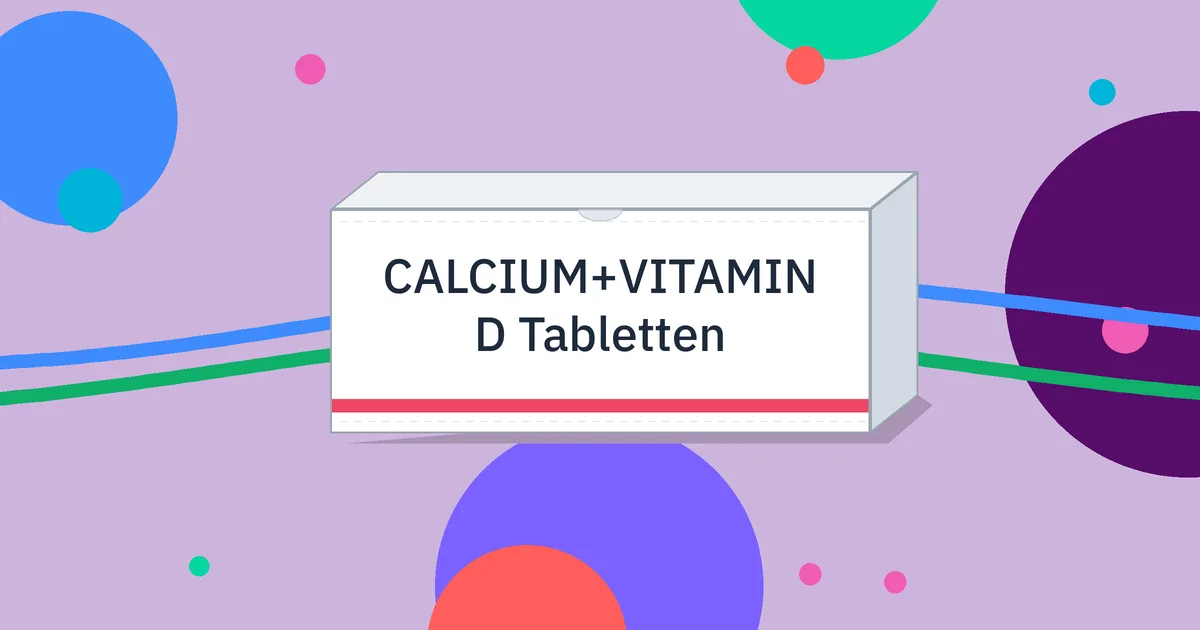 Symbolbild: Packung mit der Aufschrift CALCIUM+VITAMIN D Tabletten (PZN 18747633) – Verfügbarkeit und Bezug in Apotheken in Frankfurt am Main