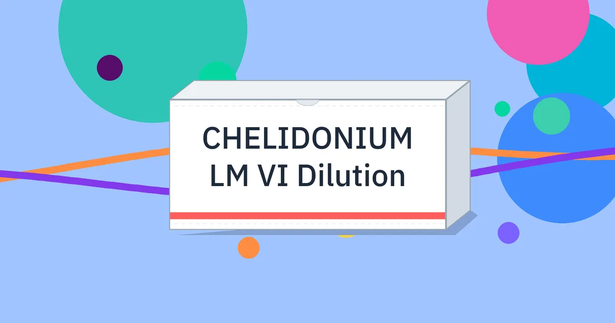 Symbolbild: Packung mit der Aufschrift CHELIDONIUM LM VI Dilution (PZN 02668067) – Verfügbarkeit und Bezug in Apotheken in Frankfurt am Main