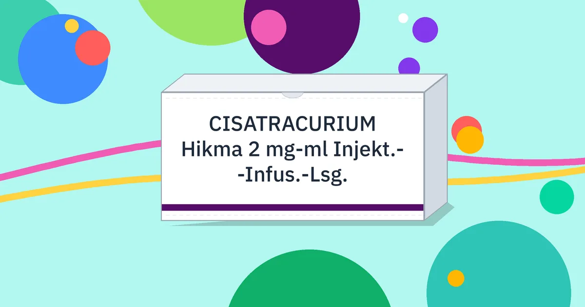 Symbolbild: Packung mit der Aufschrift CISATRACURIUM Hikma 2 mg-ml Injekt.--Infus.-Lsg. (PZN 14188993) – Verfügbarkeit und Bezug in Apotheken in Frankfurt am Main