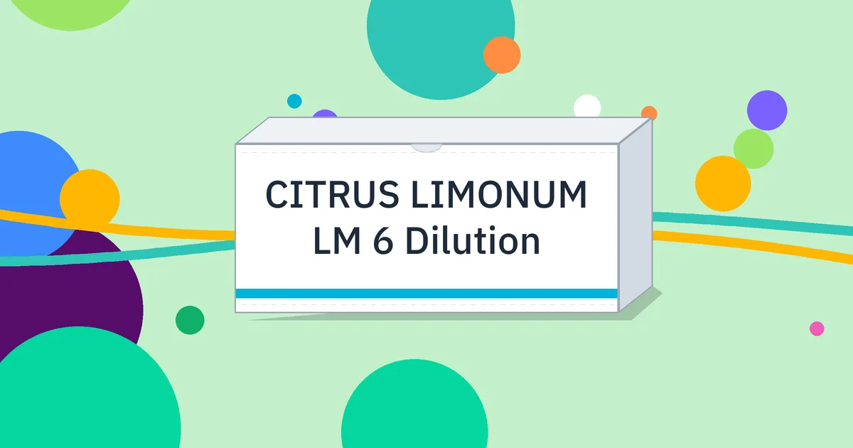 Symbolbild: Packung mit der Aufschrift CITRUS LIMONUM LM 6 Dilution (PZN 13446849) – Verfügbarkeit und Bezug in Apotheken in Frankfurt am Main