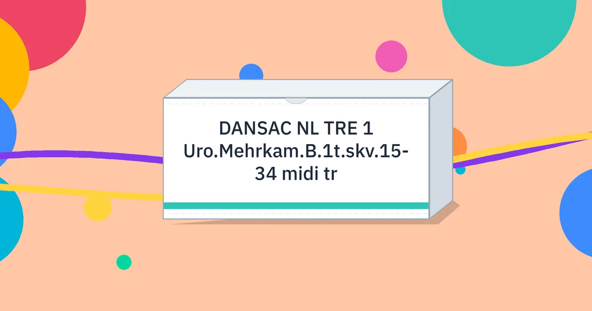 Symbolbild: Packung mit der Aufschrift DANSAC NL TRE 1 Uro.Mehrkam.B.1t.skv.15-34 midi tr (PZN 18179353) – Verfügbarkeit und Bezug in Apotheken in Frankfurt am Main
