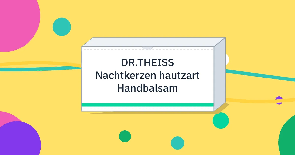 Symbolbild: Packung mit der Aufschrift DR.THEISS Nachtkerzen hautzart Handbalsam (PZN 00233000) – Verfügbarkeit und Bezug in Apotheken in Frankfurt am Main
