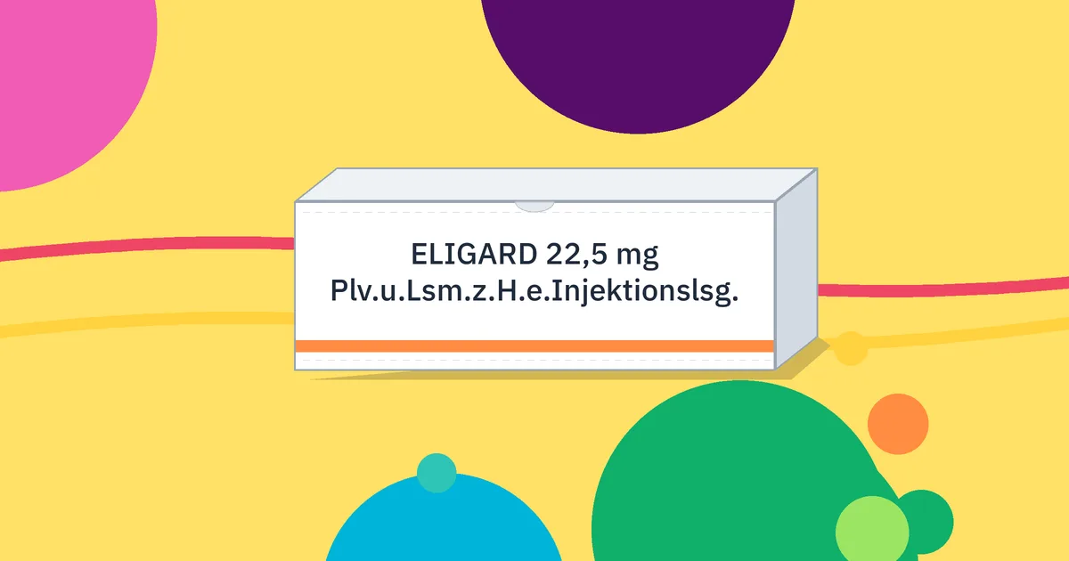 Symbolbild: Packung mit der Aufschrift ELIGARD 22,5 mg Plv.u.Lsm.z.H.e.Injektionslsg. (PZN 14289369) – Verfügbarkeit und Bezug in Apotheken in Frankfurt am Main