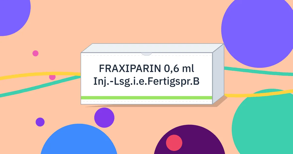 Symbolbild: Packung mit der Aufschrift FRAXIPARIN 0,6 ml Inj.-Lsg.i.e.Fertigspr.B (PZN 02192624) – Verfügbarkeit und Bezug in Apotheken in Frankfurt am Main