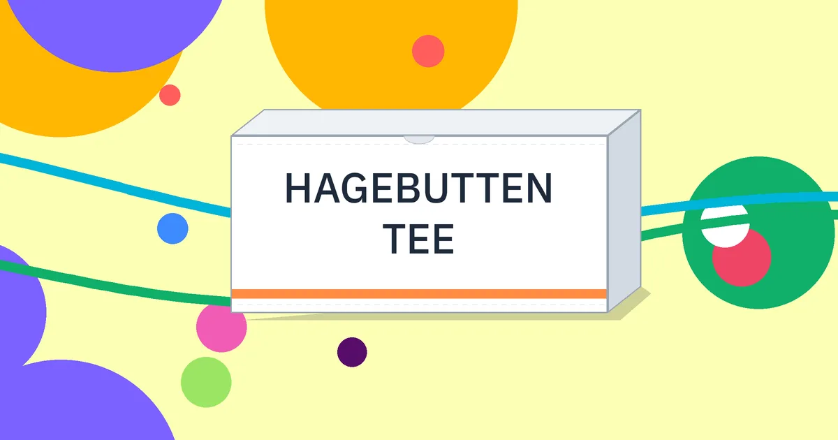 Symbolbild: Packung mit der Aufschrift HAGEBUTTEN TEE (PZN 20278128) – Verfügbarkeit und Bezug in Apotheken in Frankfurt am Main