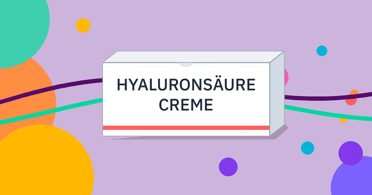 Symbolbild: Packung mit der Aufschrift HYALURONSÄURE CREME (PZN 12801225) – Verfügbarkeit und Bezug in Apotheken in Frankfurt am Main
