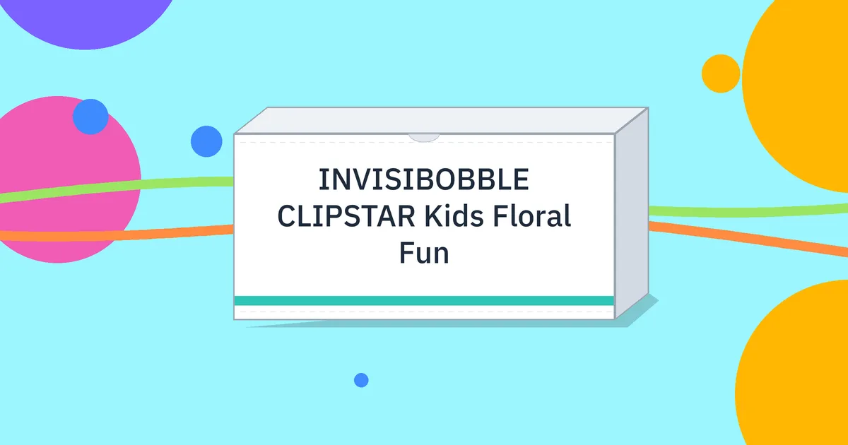 Symbolbild: Packung mit der Aufschrift INVISIBOBBLE CLIPSTAR Kids Floral Fun (PZN 20384008) – Verfügbarkeit und Bezug in Apotheken in Frankfurt am Main