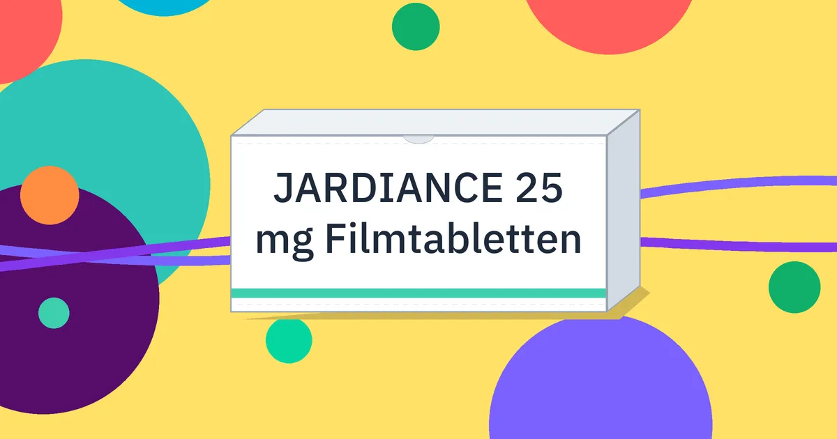Symbolbild: Packung mit der Aufschrift JARDIANCE 25 mg Filmtabletten (PZN 19186869) – Verfügbarkeit und Bezug in Apotheken in Frankfurt am Main