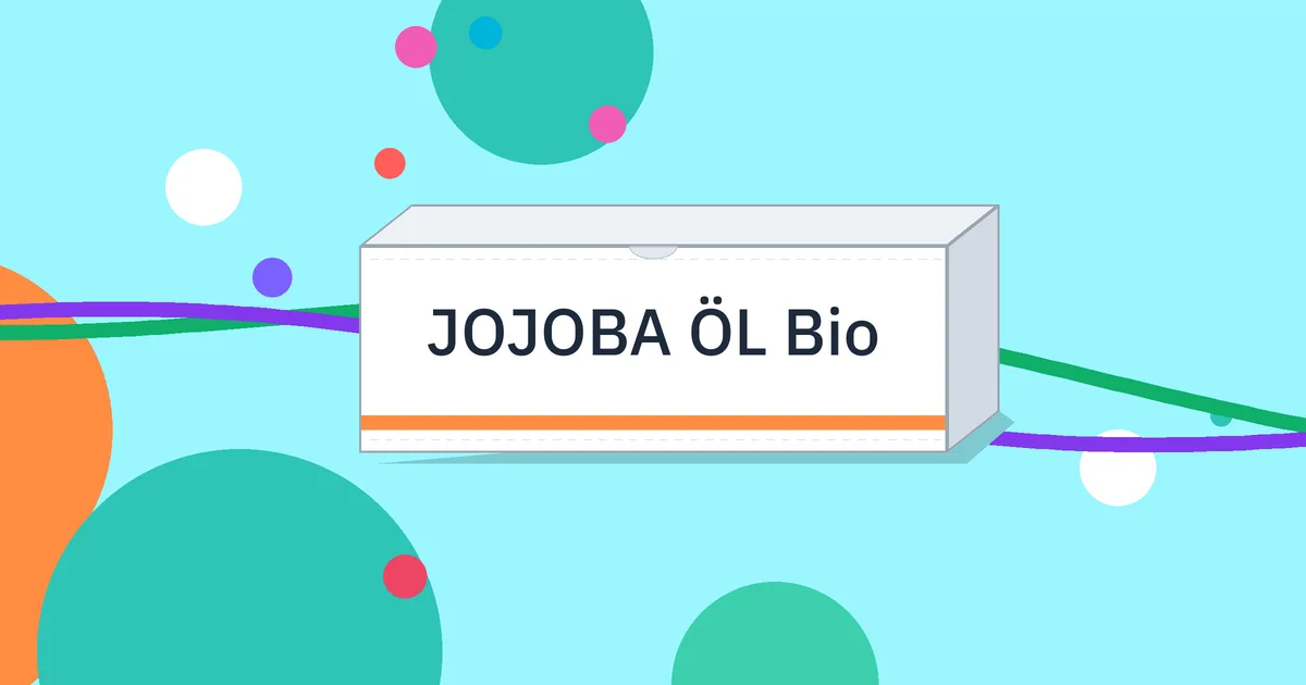 Symbolbild: Packung mit der Aufschrift JOJOBA ÖL Bio (PZN 18194861) – Verfügbarkeit und Bezug in Apotheken in Frankfurt am Main