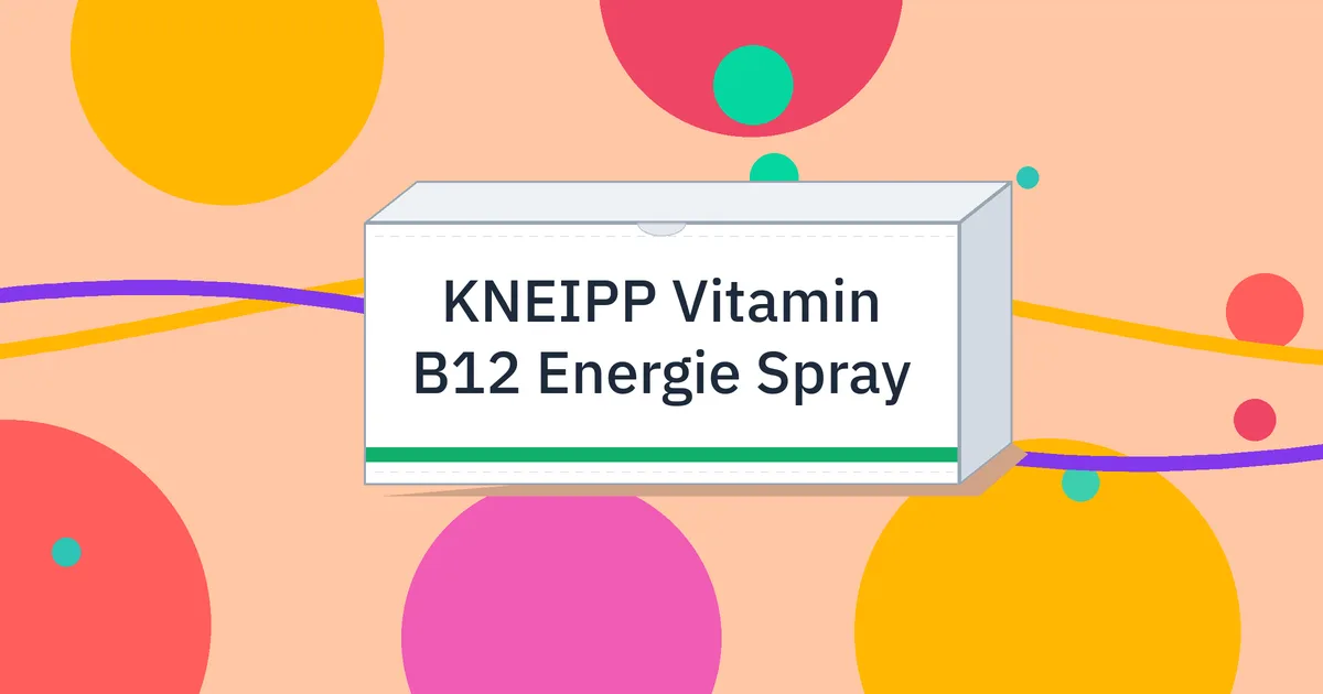 Symbolbild: Packung mit der Aufschrift KNEIPP Vitamin B12 Energie Spray (PZN 20110788) – Verfügbarkeit und Bezug in Apotheken in Frankfurt am Main