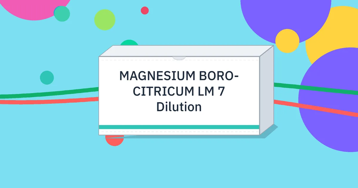 Symbolbild: Packung mit der Aufschrift MAGNESIUM BORO-CITRICUM LM 7 Dilution (PZN 12936511) – Verfügbarkeit und Bezug in Apotheken in Frankfurt am Main