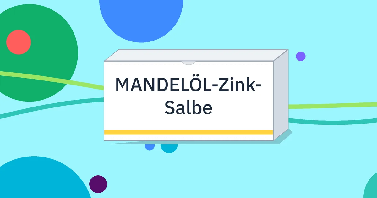 Symbolbild: Packung mit der Aufschrift MANDELÖL-Zink-Salbe (PZN 18682187) – Verfügbarkeit und Bezug in Apotheken in Frankfurt am Main