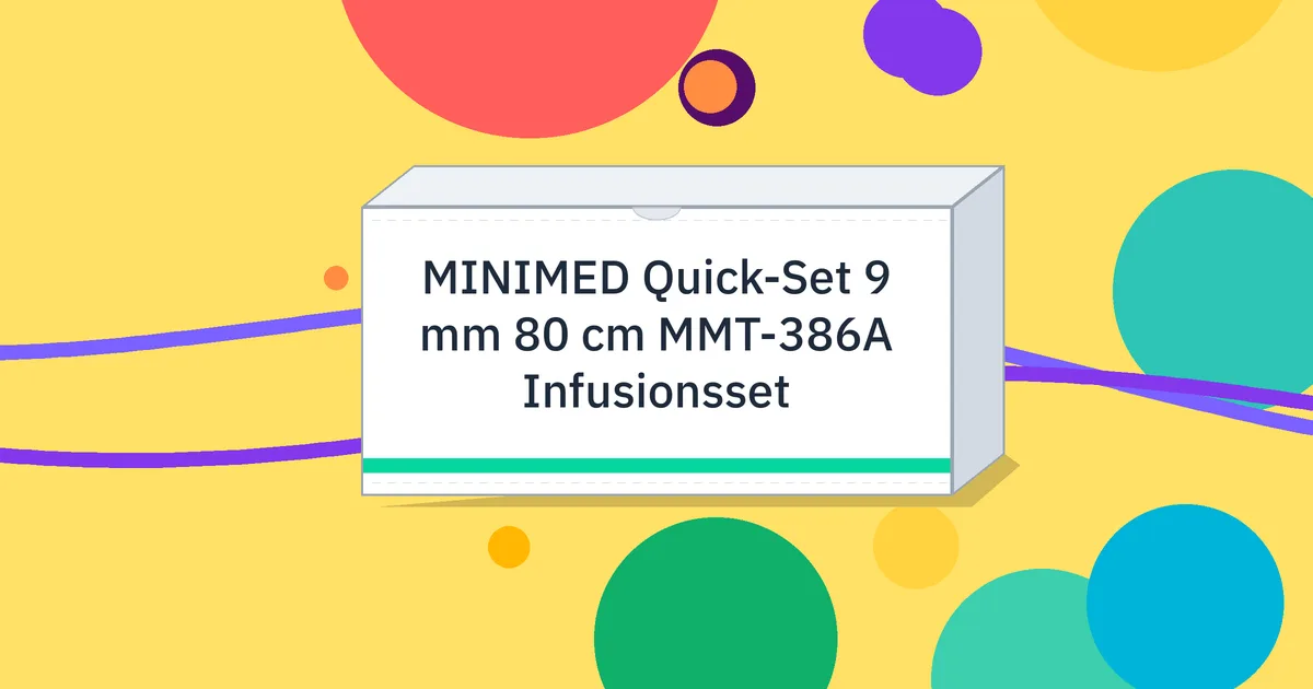 Symbolbild: Packung mit der Aufschrift MINIMED Quick-Set 9 mm 80 cm MMT-386A Infusionsset (PZN 16759052) – Verfügbarkeit und Bezug in Apotheken in Frankfurt am Main