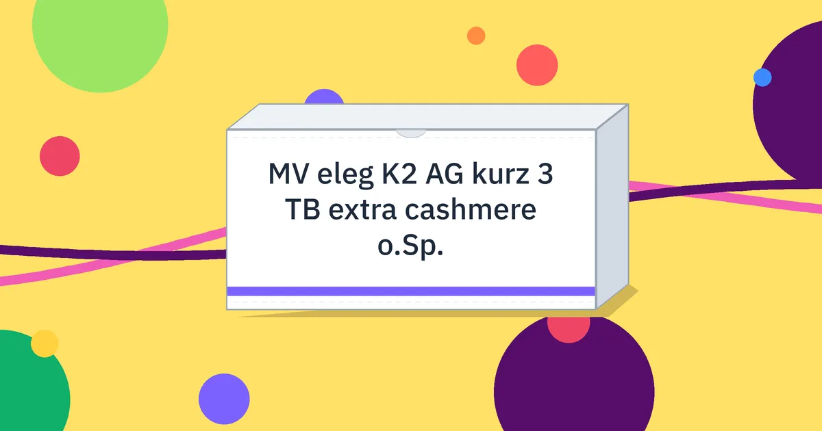 Symbolbild: Packung mit der Aufschrift MV eleg K2 AG kurz 3 TB extra cashmere o.Sp. (PZN 14673398) – Verfügbarkeit und Bezug in Apotheken in Frankfurt am Main