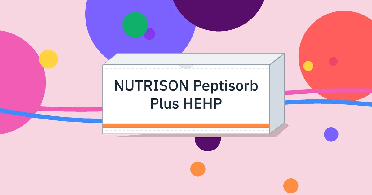 Symbolbild: Packung mit der Aufschrift NUTRISON Peptisorb Plus HEHP (PZN 19759957) – Verfügbarkeit und Bezug in Apotheken in Frankfurt am Main