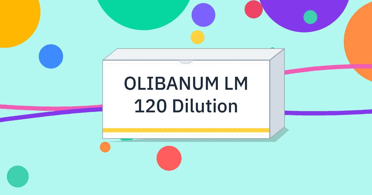 Symbolbild: Packung mit der Aufschrift OLIBANUM LM 120 Dilution (PZN 12971996) – Verfügbarkeit und Bezug in Apotheken in Frankfurt am Main