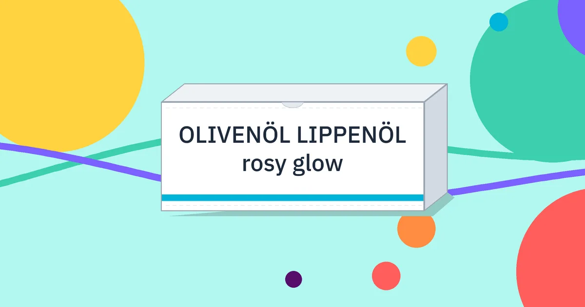 Symbolbild: Packung mit der Aufschrift OLIVENÖL LIPPENÖL rosy glow (PZN 19265296) – Verfügbarkeit und Bezug in Apotheken in Frankfurt am Main