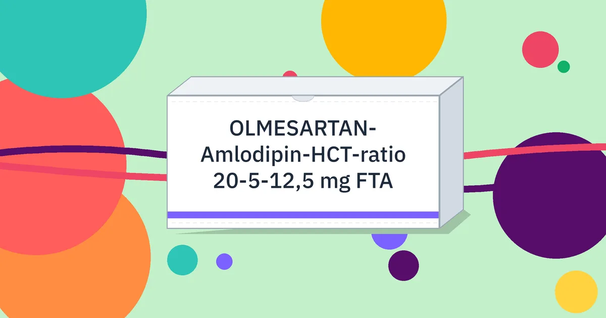 Symbolbild: Packung mit der Aufschrift OLMESARTAN-Amlodipin-HCT-ratio 20-5-12,5 mg FTA (PZN 16634066) – Verfügbarkeit und Bezug in Apotheken in Frankfurt am Main