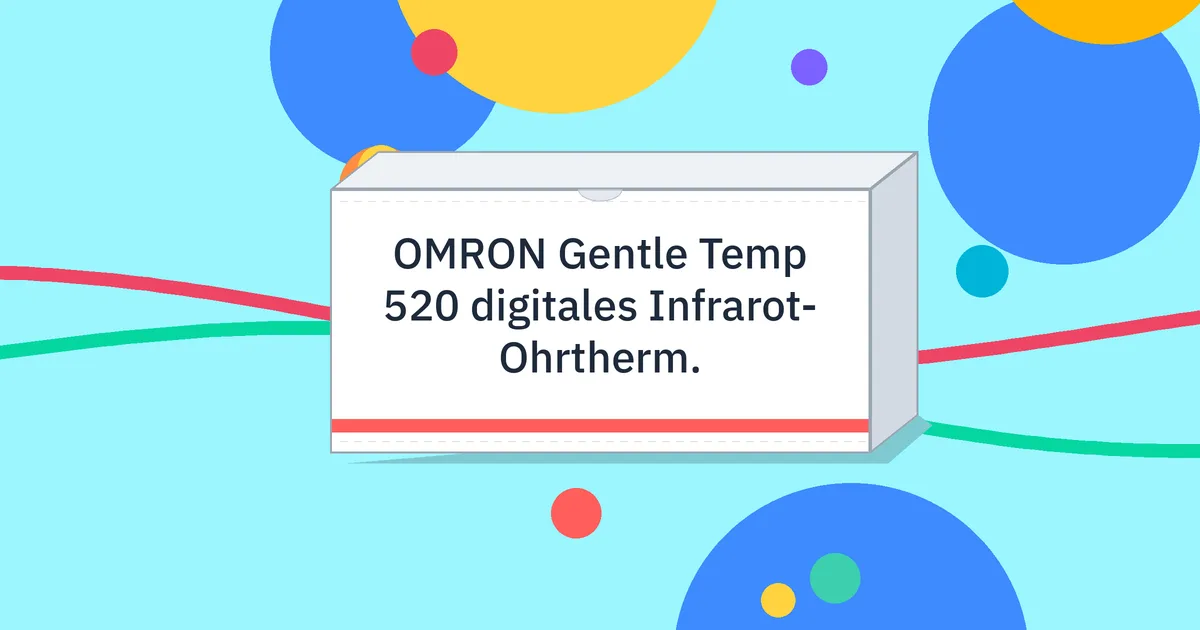 Symbolbild: Packung mit der Aufschrift OMRON Gentle Temp 520 digitales Infrarot-Ohrtherm. (PZN 04084761) – Verfügbarkeit und Bezug in Apotheken in Frankfurt am Main