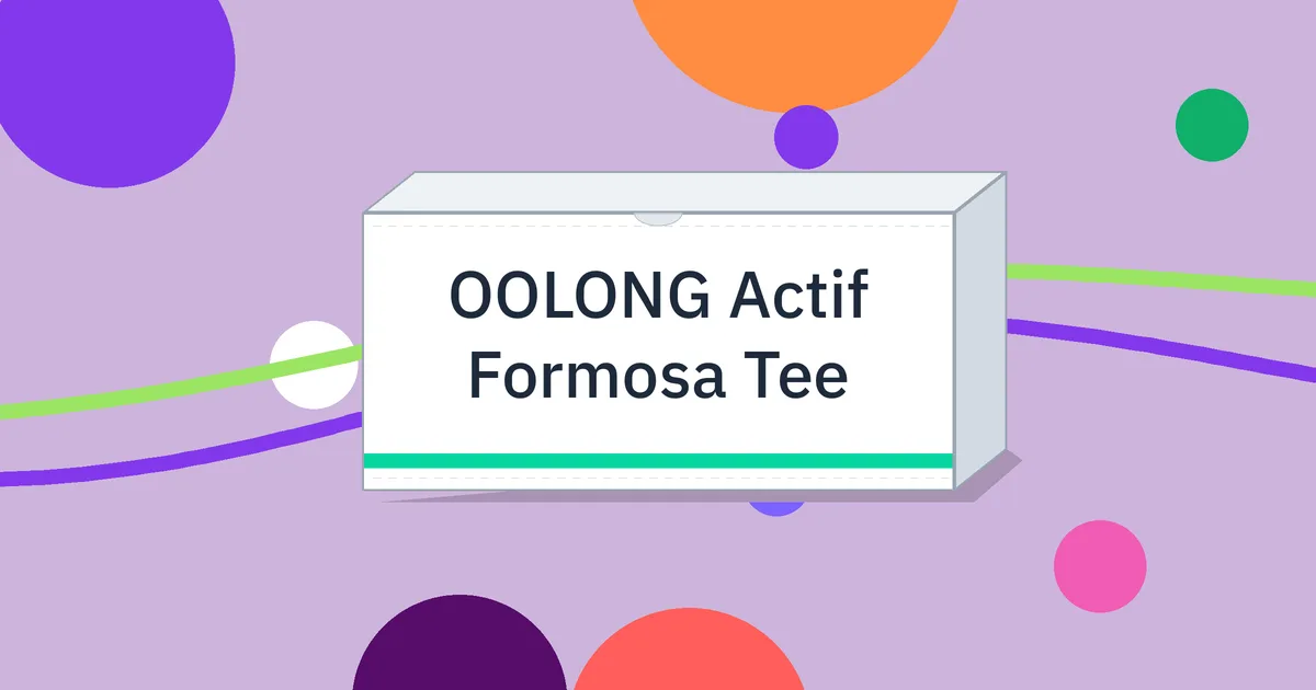 Symbolbild: Packung mit der Aufschrift OOLONG Actif Formosa Tee (PZN 01427054) – Verfügbarkeit und Bezug in Apotheken in Frankfurt am Main