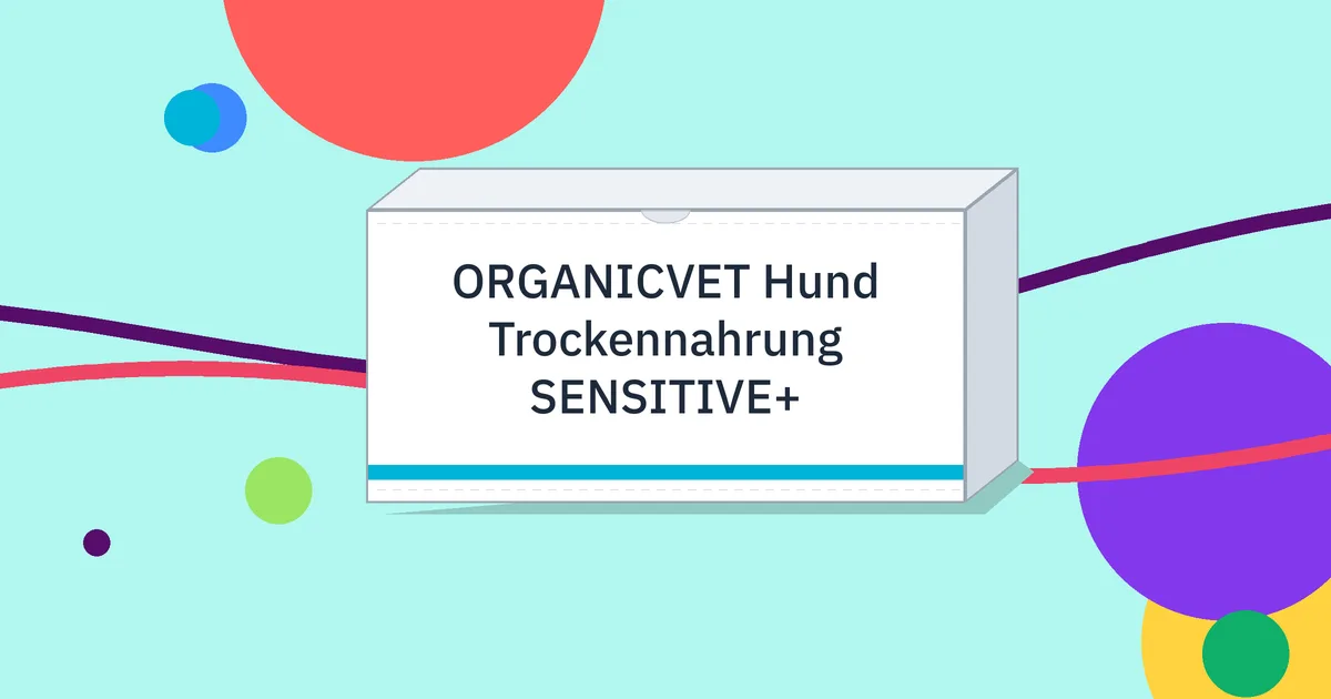Symbolbild: Packung mit der Aufschrift ORGANICVET Hund Trockennahrung SENSITIVE+ (PZN 10394419) – Verfügbarkeit und Bezug in Apotheken in Frankfurt am Main