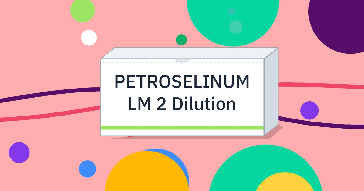 Symbolbild: Packung mit der Aufschrift PETROSELINUM LM 2 Dilution (PZN 13635912) – Verfügbarkeit und Bezug in Apotheken in Frankfurt am Main