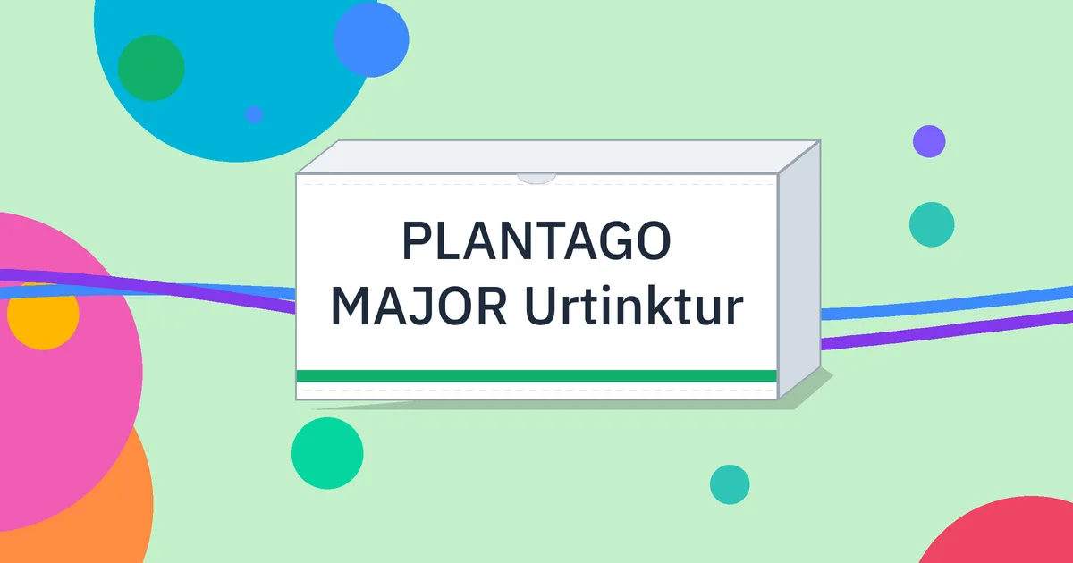 Symbolbild: Packung mit der Aufschrift PLANTAGO MAJOR Urtinktur (PZN 02124048) – Verfügbarkeit und Bezug in Apotheken in Frankfurt am Main
