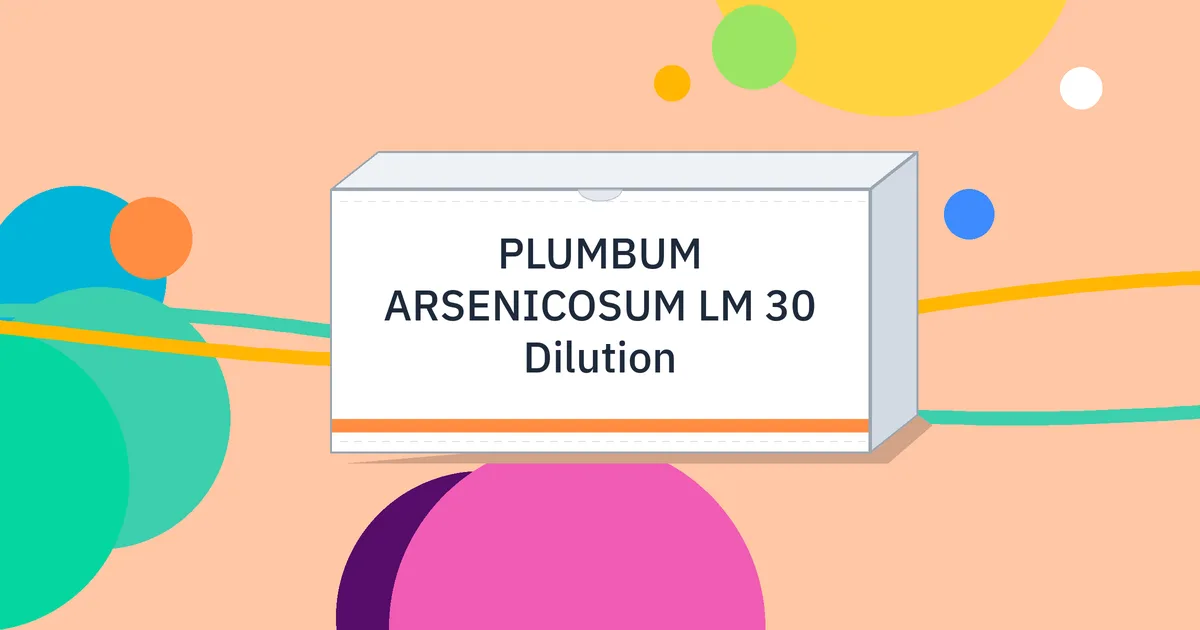 Symbolbild: Packung mit der Aufschrift PLUMBUM ARSENICOSUM LM 30 Dilution (PZN 13039512) – Verfügbarkeit und Bezug in Apotheken in Frankfurt am Main