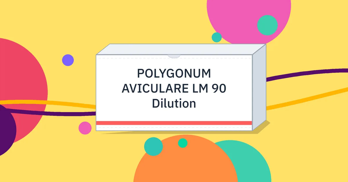 Symbolbild: Packung mit der Aufschrift POLYGONUM AVICULARE LM 90 Dilution (PZN 13662211) – Verfügbarkeit und Bezug in Apotheken in Frankfurt am Main