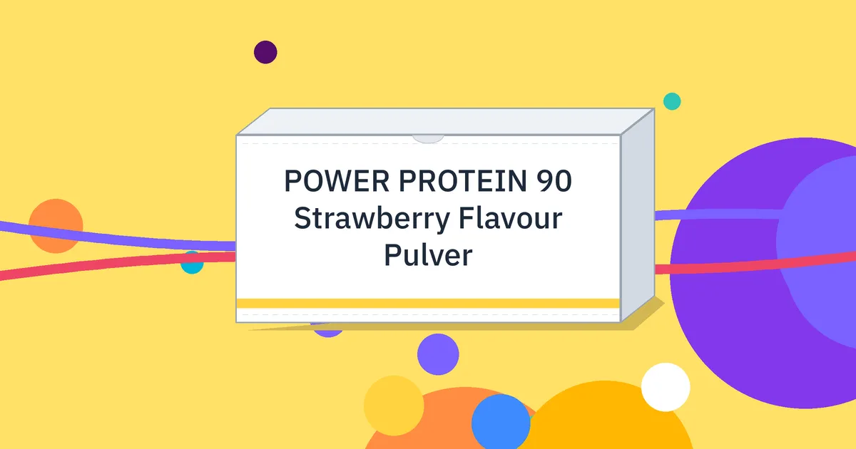 Symbolbild: Packung mit der Aufschrift POWER PROTEIN 90 Strawberry Flavour Pulver (PZN 09212206) – Verfügbarkeit und Bezug in Apotheken in Frankfurt am Main