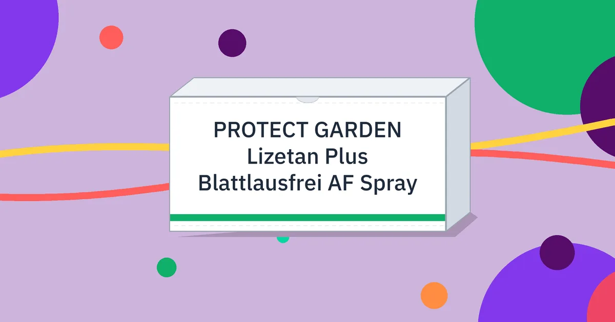 Symbolbild: Packung mit der Aufschrift PROTECT GARDEN Lizetan Plus Blattlausfrei AF Spray (PZN 18319794) – Verfügbarkeit und Bezug in Apotheken in Frankfurt am Main