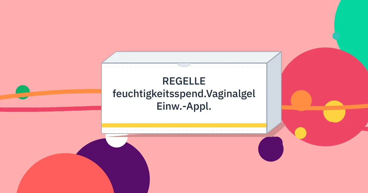 Symbolbild: Packung mit der Aufschrift REGELLE feuchtigkeitsspend.Vaginalgel Einw.-Appl. (PZN 03774386) – Verfügbarkeit und Bezug in Apotheken in Frankfurt am Main