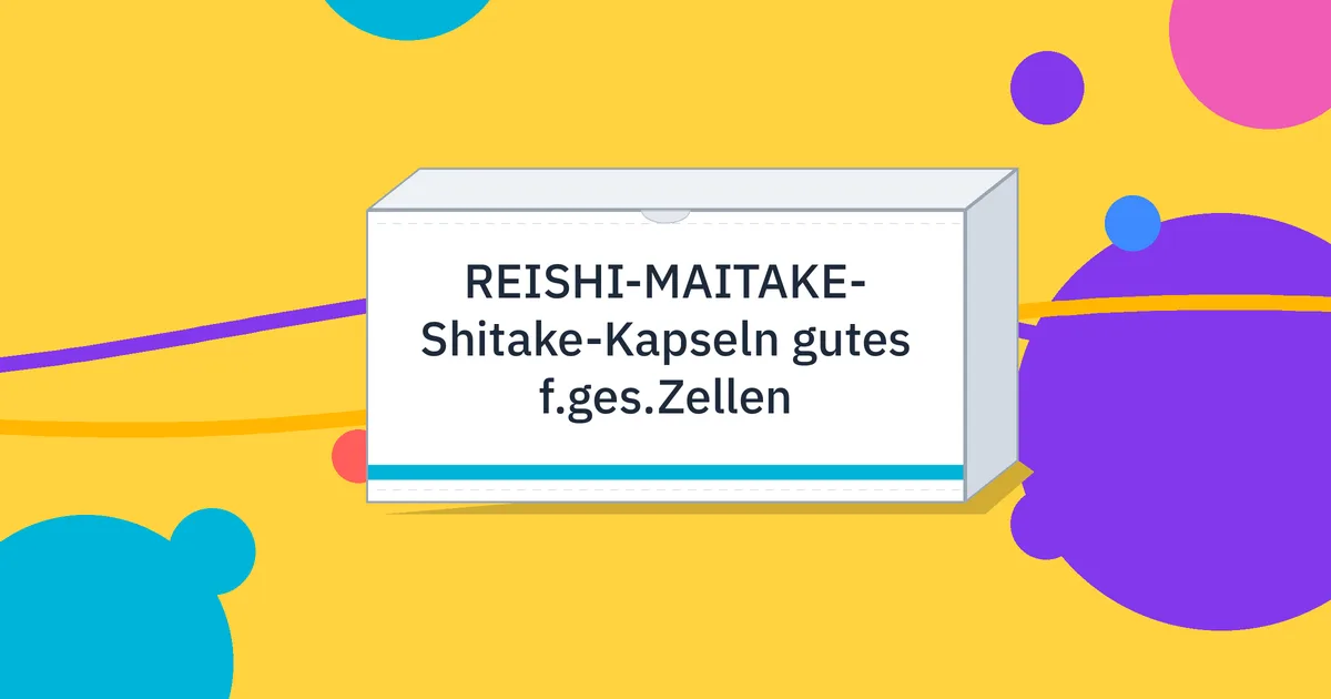 Symbolbild: Packung mit der Aufschrift REISHI-MAITAKE-Shitake-Kapseln gutes f.ges.Zellen (PZN 05908000) – Verfügbarkeit und Bezug in Apotheken in Frankfurt am Main