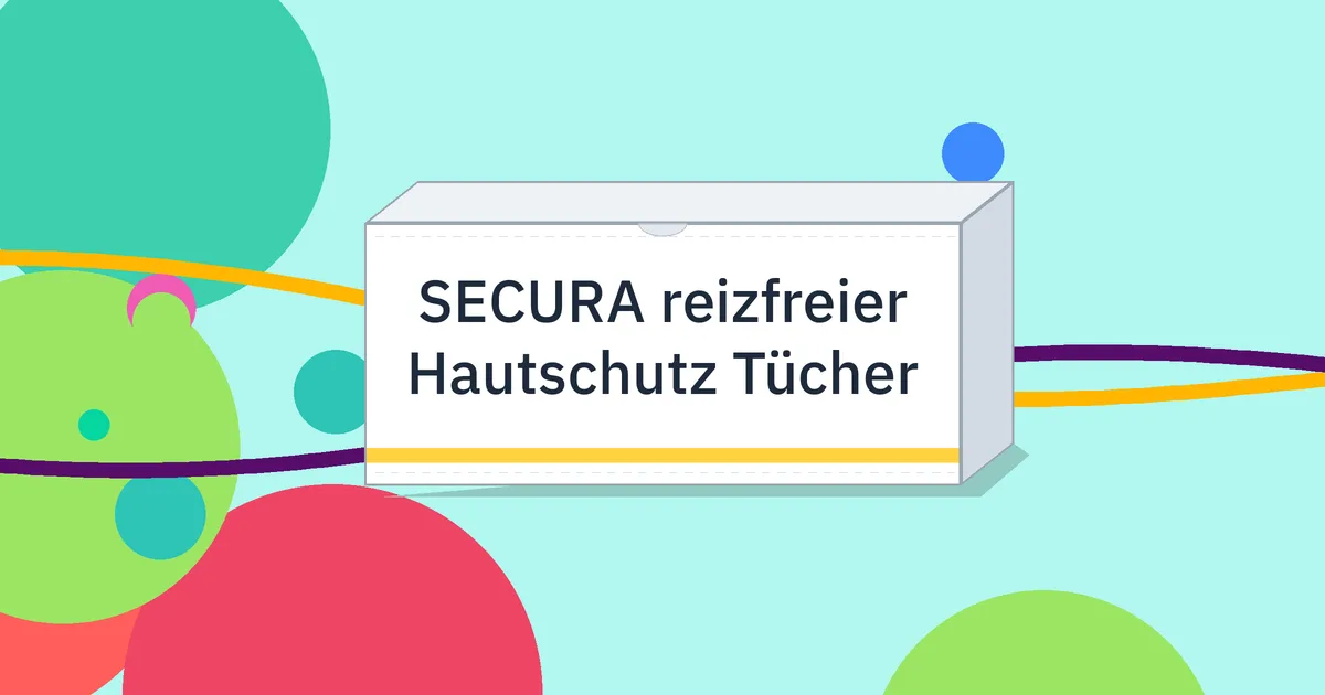Symbolbild: Packung mit der Aufschrift SECURA reizfreier Hautschutz Tücher (PZN 13348087) – Verfügbarkeit und Bezug in Apotheken in Frankfurt am Main