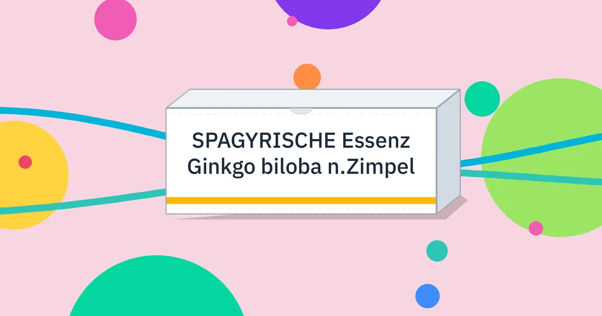 Symbolbild: Packung mit der Aufschrift SPAGYRISCHE Essenz Ginkgo biloba n.Zimpel (PZN 00916911) – Verfügbarkeit und Bezug in Apotheken in Frankfurt am Main