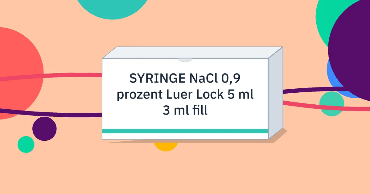 Symbolbild: Packung mit der Aufschrift SYRINGE NaCl 0,9 prozent Luer Lock 5 ml 3 ml fill (PZN 17984897) – Verfügbarkeit und Bezug in Apotheken in Frankfurt am Main