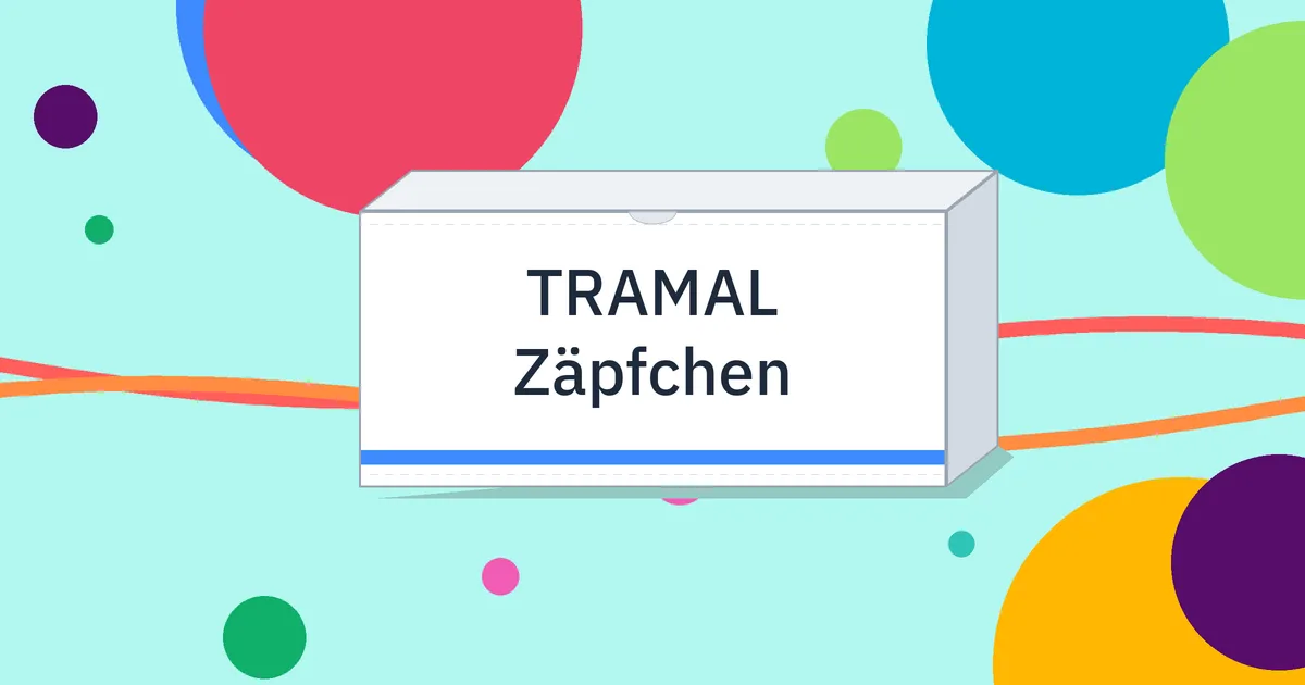 Symbolbild: Packung mit der Aufschrift TRAMAL Zäpfchen (PZN 02364427) – Verfügbarkeit und Bezug in Apotheken in Frankfurt am Main