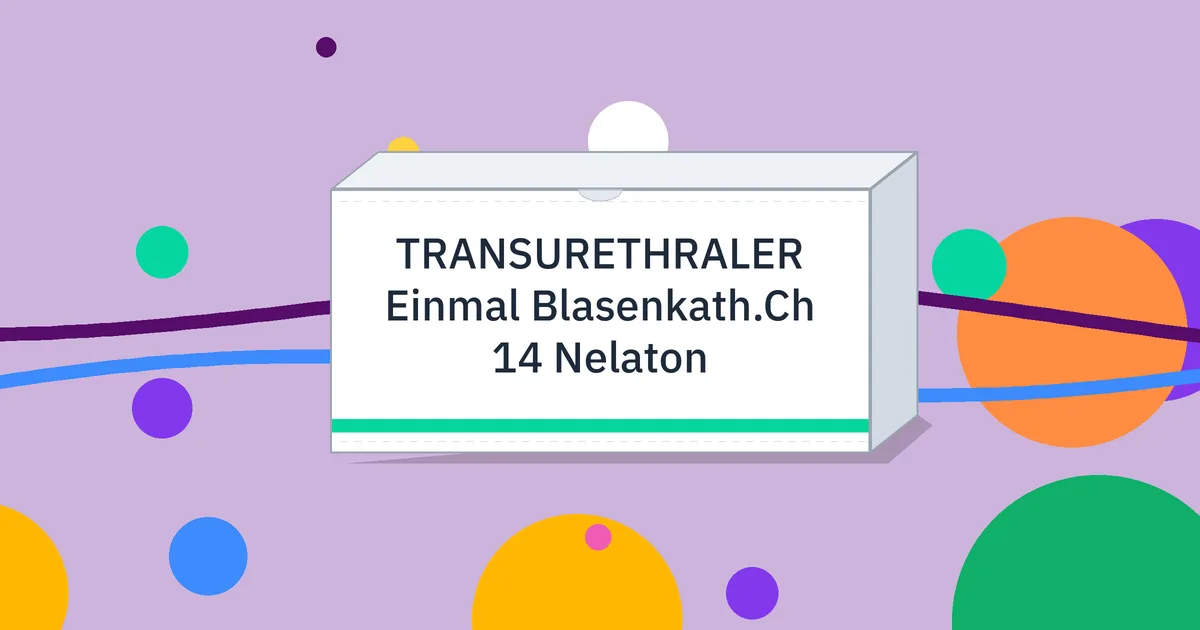 Symbolbild: Packung mit der Aufschrift TRANSURETHRALER Einmal Blasenkath.Ch 14 Nelaton (PZN 01814420) – Verfügbarkeit und Bezug in Apotheken in Frankfurt am Main