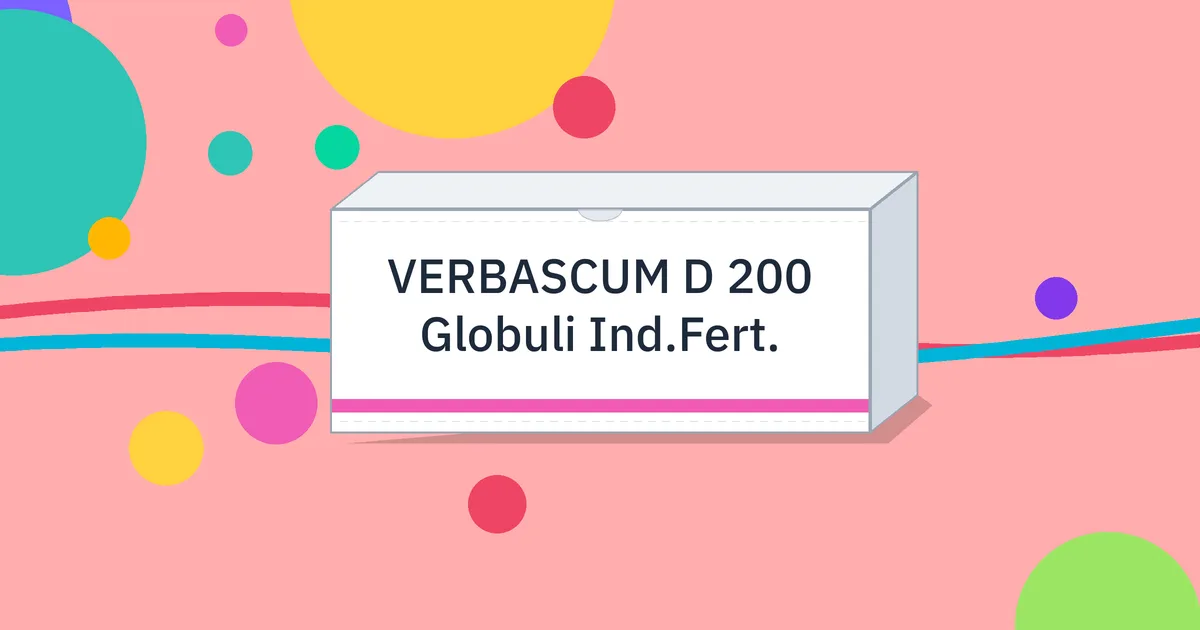 Symbolbild: Packung mit der Aufschrift VERBASCUM D 200 Globuli Ind.Fert. (PZN 17680861) – Verfügbarkeit und Bezug in Apotheken in Frankfurt am Main