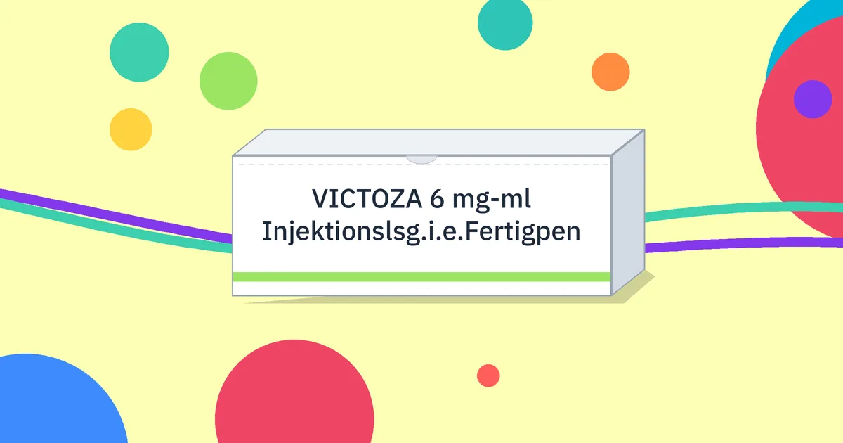 Symbolbild: Packung mit der Aufschrift VICTOZA 6 mg-ml Injektionslsg.i.e.Fertigpen (PZN 19125603) – Verfügbarkeit und Bezug in Apotheken in Frankfurt am Main