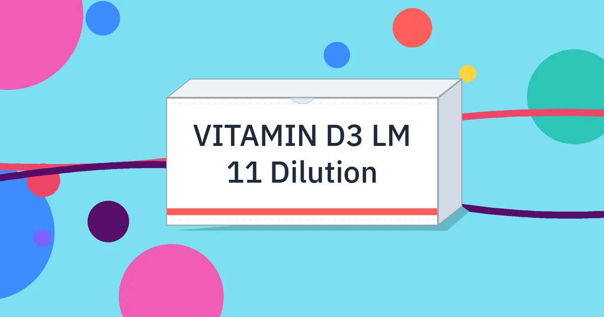 Symbolbild: Packung mit der Aufschrift VITAMIN D3 LM 11 Dilution (PZN 13278688) – Verfügbarkeit und Bezug in Apotheken in Frankfurt am Main