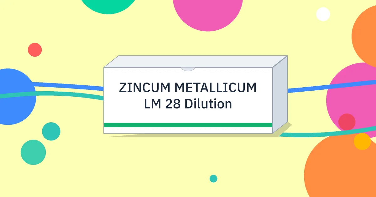 Symbolbild: Packung mit der Aufschrift ZINCUM METALLICUM LM 28 Dilution (PZN 13295178) – Verfügbarkeit und Bezug in Apotheken in Frankfurt am Main