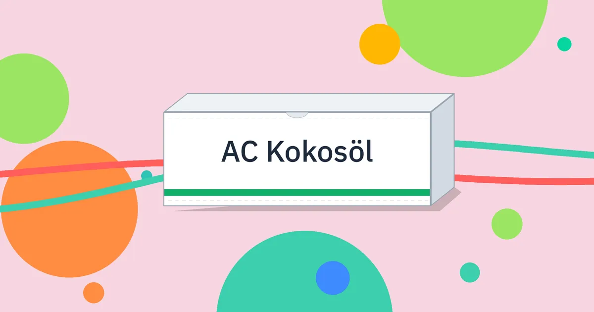 Symbolbild: Packung mit der Aufschrift AC Kokosöl (PZN 15875454) – Verfügbarkeit und Bezug in Apotheken in Frankfurt am Main